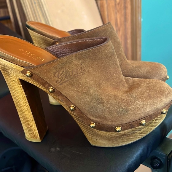Gucci | Shoes | Authentic Gucci Wooden Clogs | Poshmark